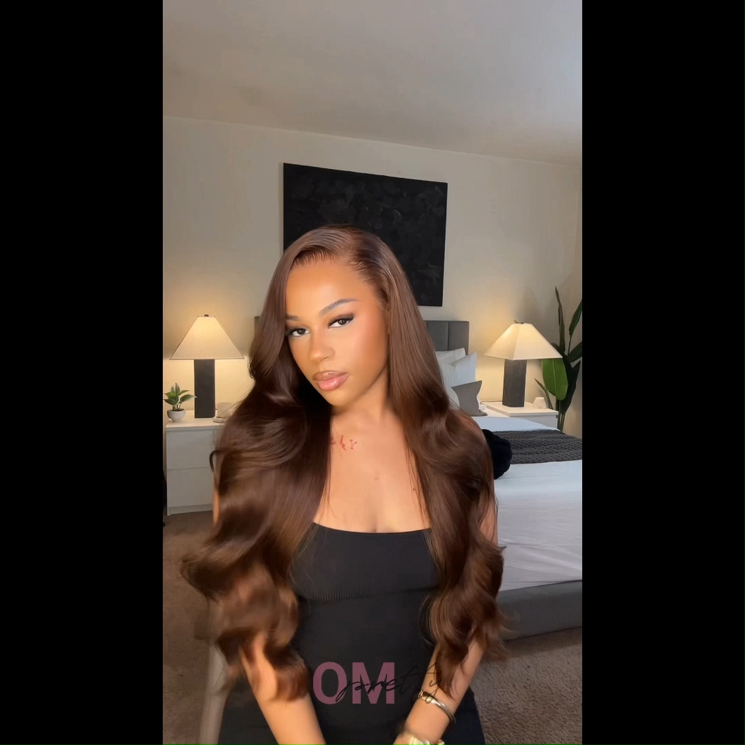 OhMyPretty Face-Framing Layers Brown Color Wear Go Upgraded Body Wave